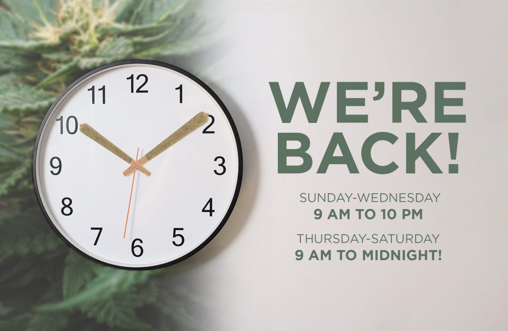 Extended hours are back! - Agate Dreams