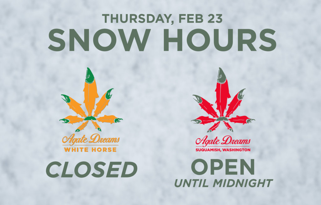 SNOW HOURS | FEB 23 - Agate Dreams