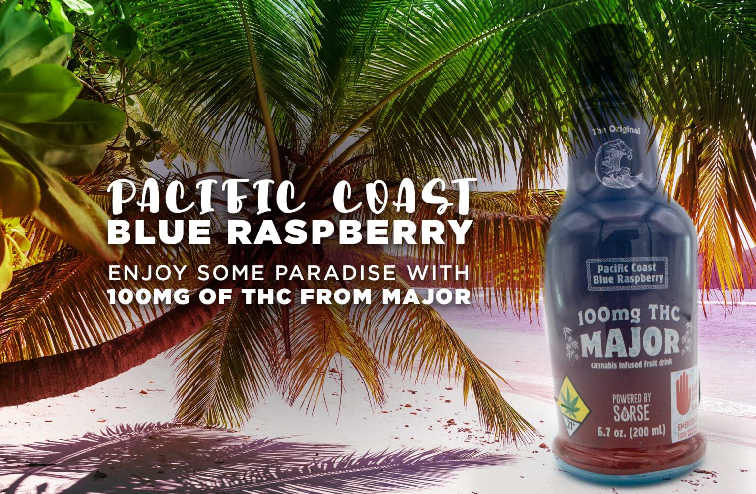Pacific Coast Vibes with Major’s 100mg Drinks - Agate Dreams